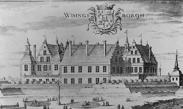 Visingsborgs slott på Visingsö efter sticket e. Suecia et Antqiqua ...