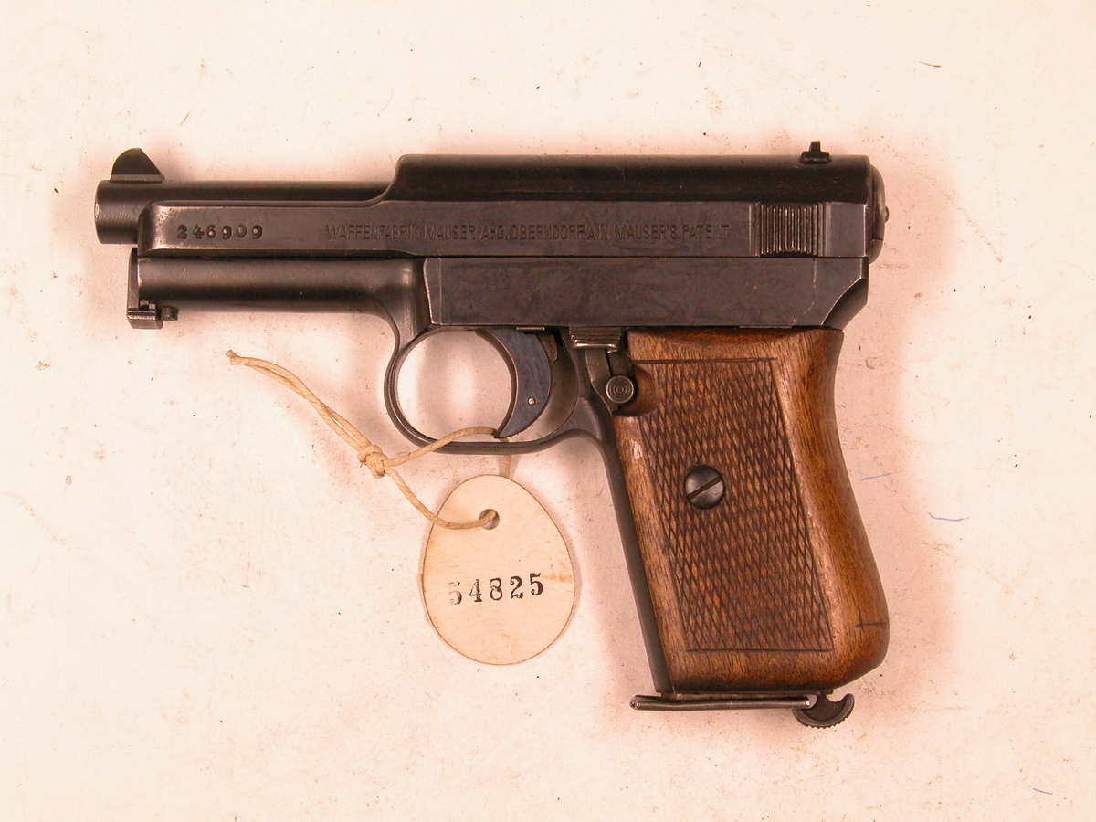 Pistol 7,65 mm Mauser M1914 - Forsvarets museer / DigitaltMuseum