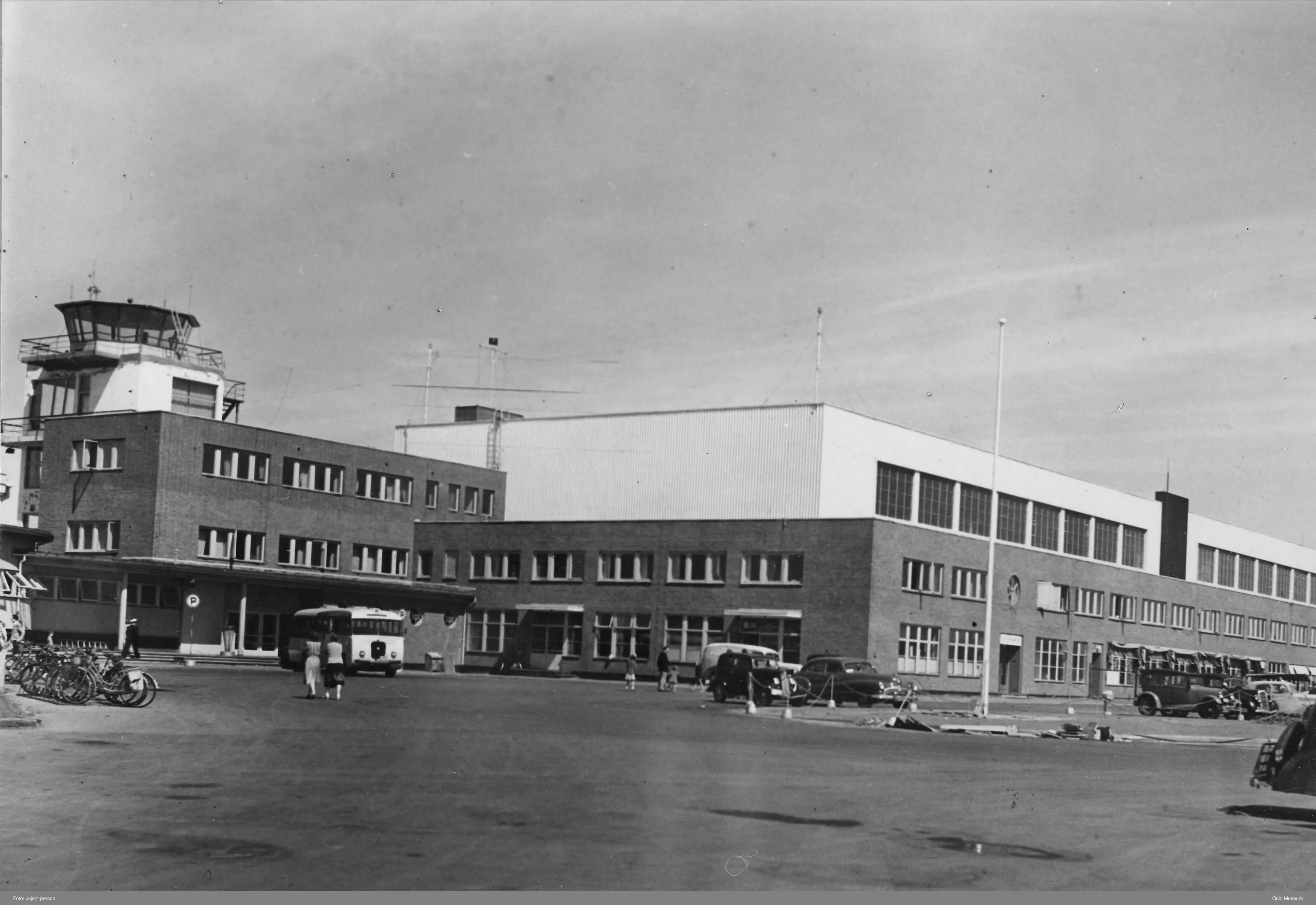 Oslo lufthavn Fornebu. - Oslo Museum / DigitaltMuseum